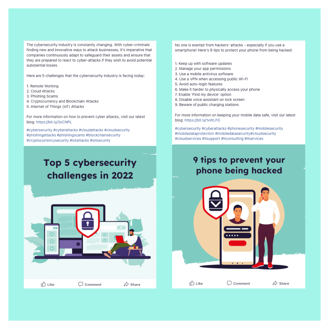 Social Media Post Examples | Social Media Content Creators